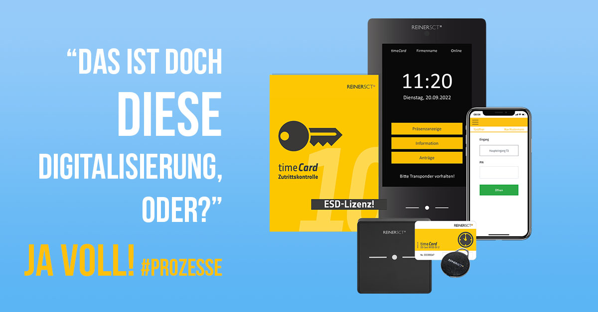 Digitale Arbeitszeiterfassung | überall, präzise & leicht - timeCard